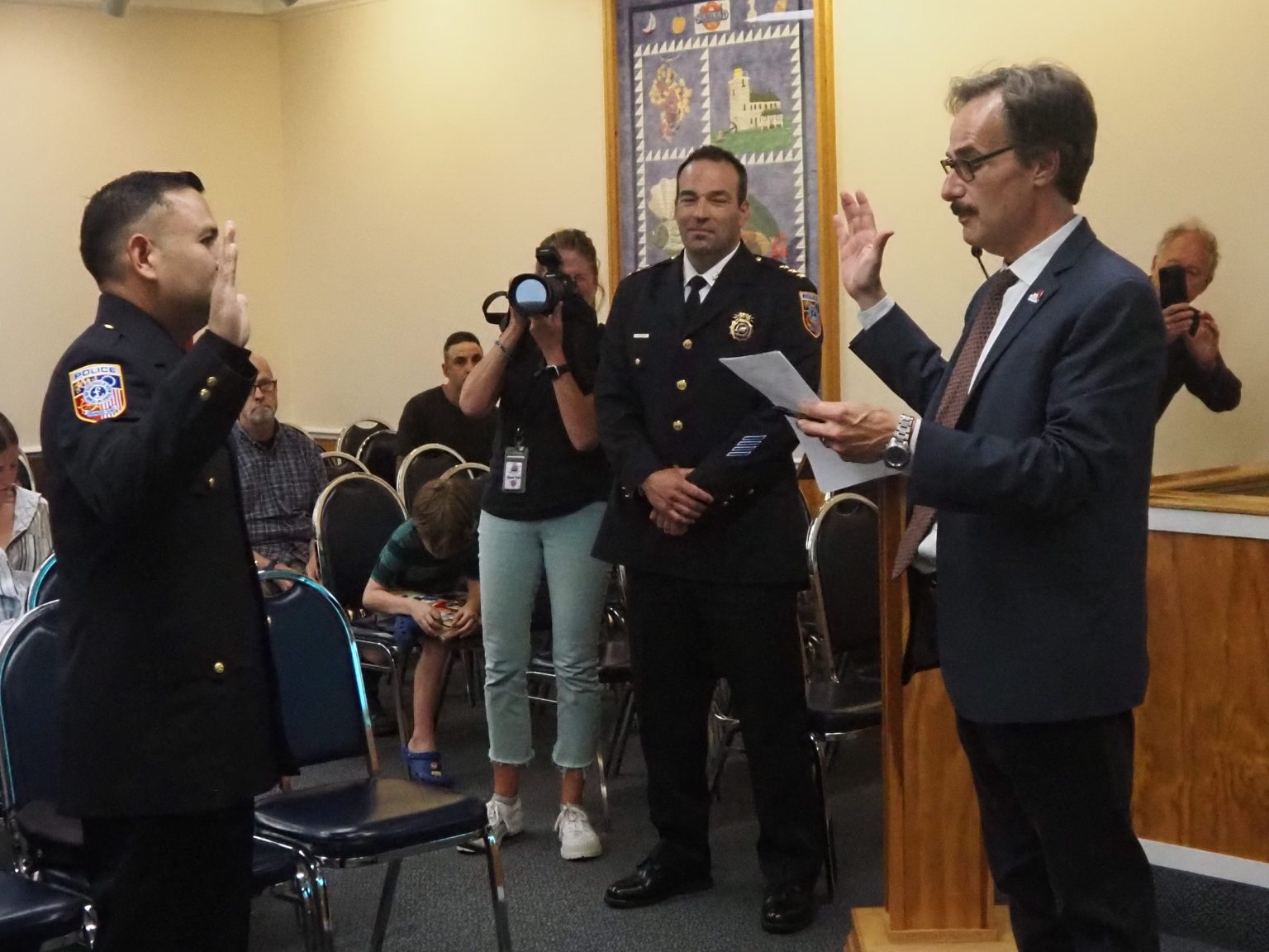 Alex Chenche promoted to Southold Town police sergeant - North Fork Sun