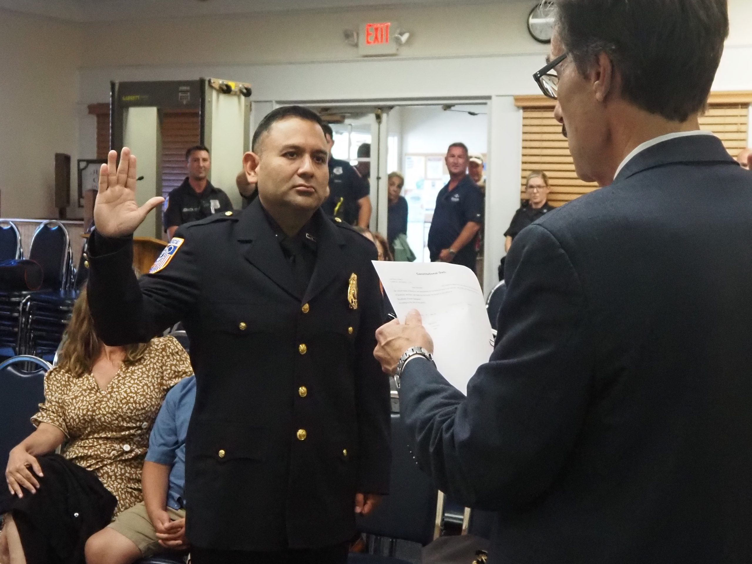 Alex Chenche promoted to Southold Town police sergeant - North Fork Sun