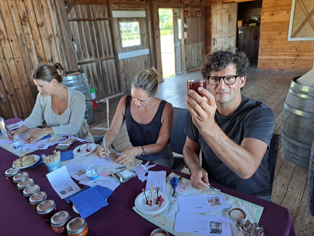 Blue ribbon battles: jams and vegetables vie for glory at Hallockville ...